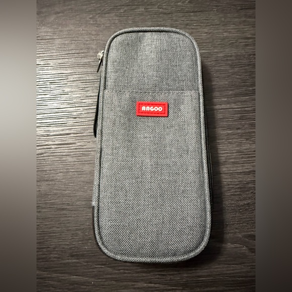 Amazon | Office | Amazon Gray Pencil Case With Red Label | Poshmark